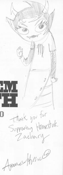 Andrew Hussie's Donation Sketches - HOMESTUCK.NET